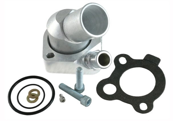 Thermostat Housing Kit, Satin Billet Aluminum, 1966-91 AMC V8 290, 304 ...