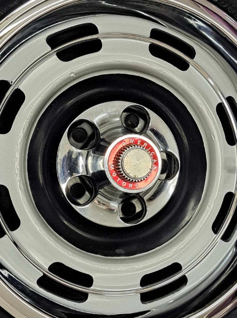 Volcano Wheel Center Cap Inserts, Set of 4, 1971-88 AMC (See Applicati ...