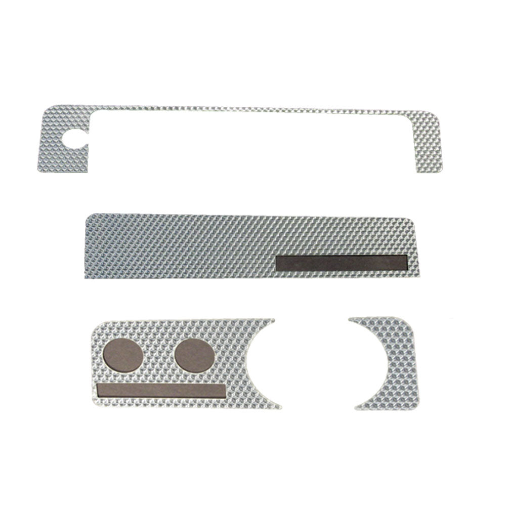 Dash & Glove Box Bezel Kit, 2-Gauge Cluster, Show Quality, Engine Turn ...