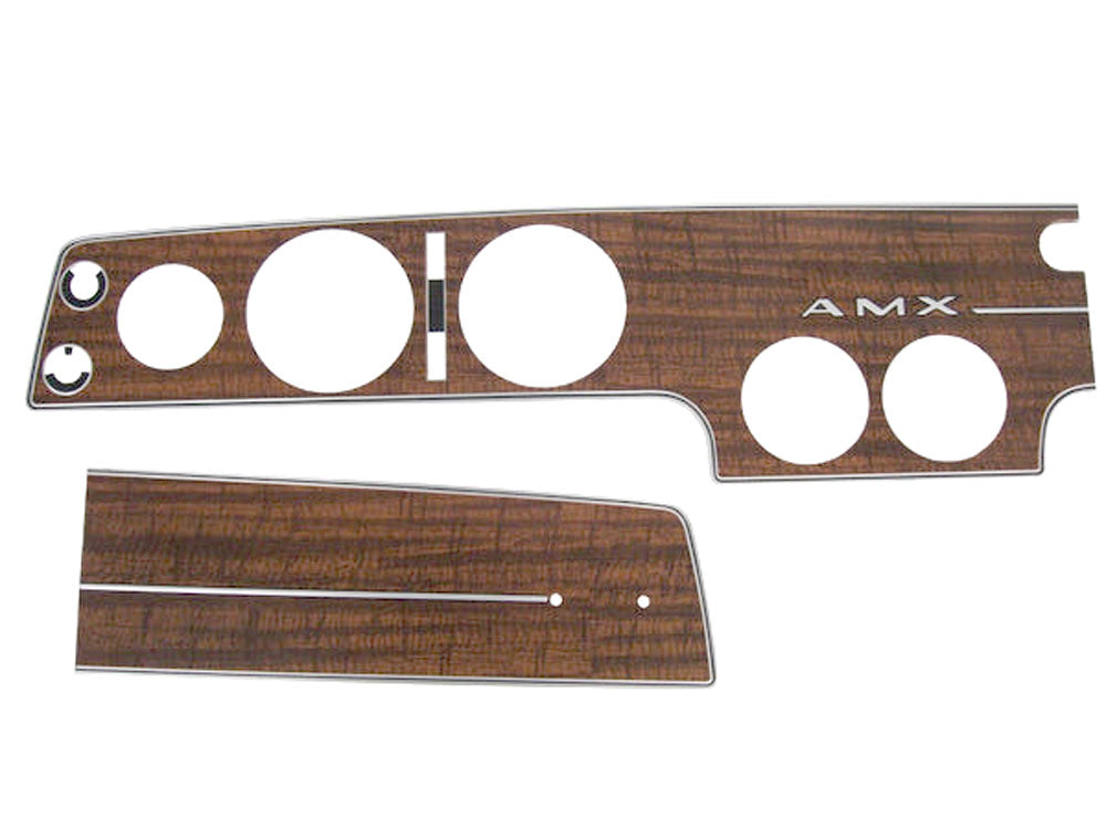 Dash Bezel Kit, Simulated Wood Grain, Show Quality Reproduction, 1970 ...