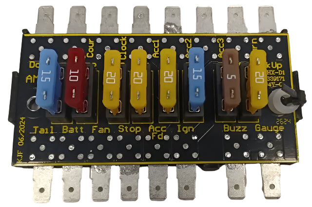 Fuse Panel, Direct Replacement w/ATO Blade Fuses, Made In The USA, 197 ...