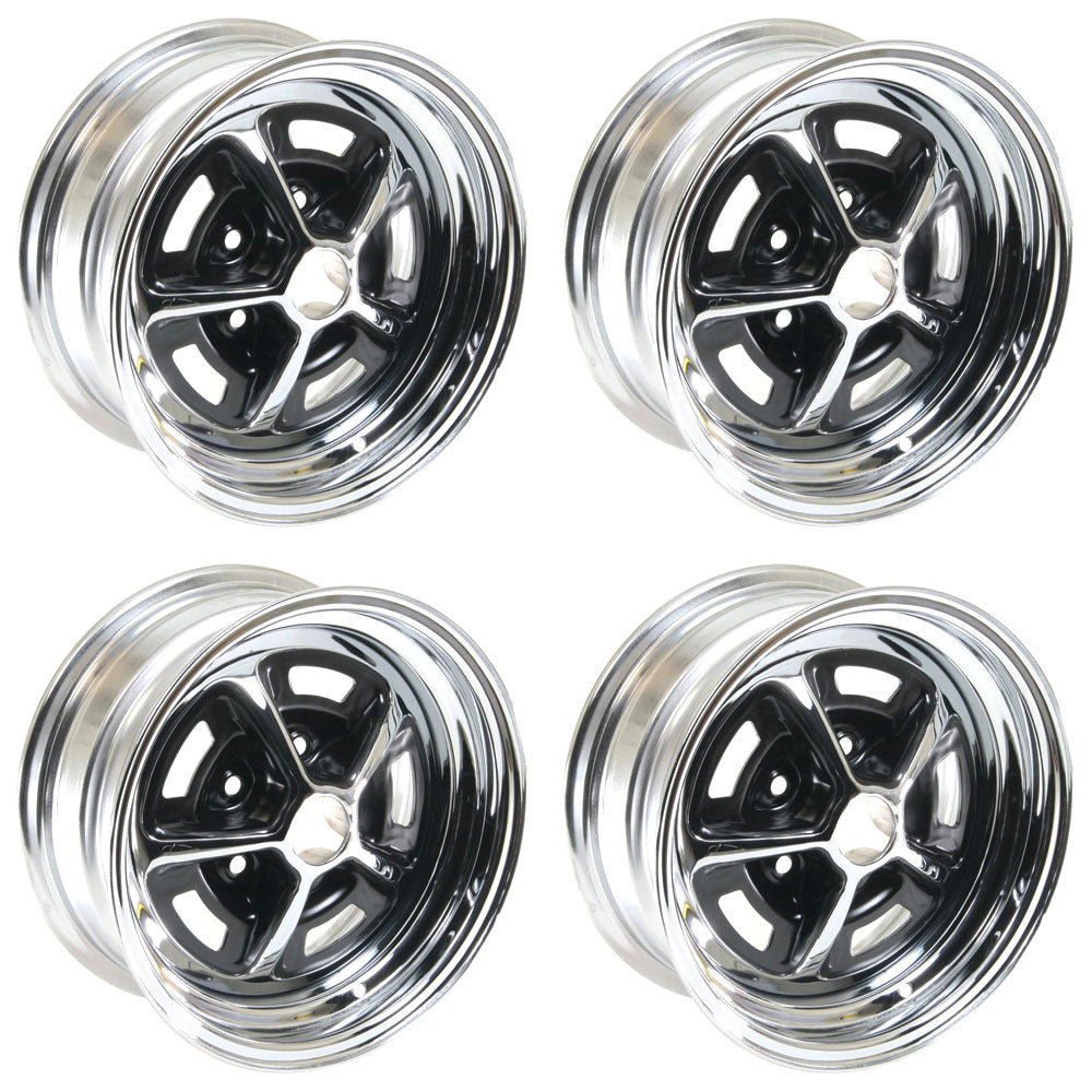 Magnum 500 15x7", Chrome Steel Wheels, 1964-1988 AMC (See Applications ...